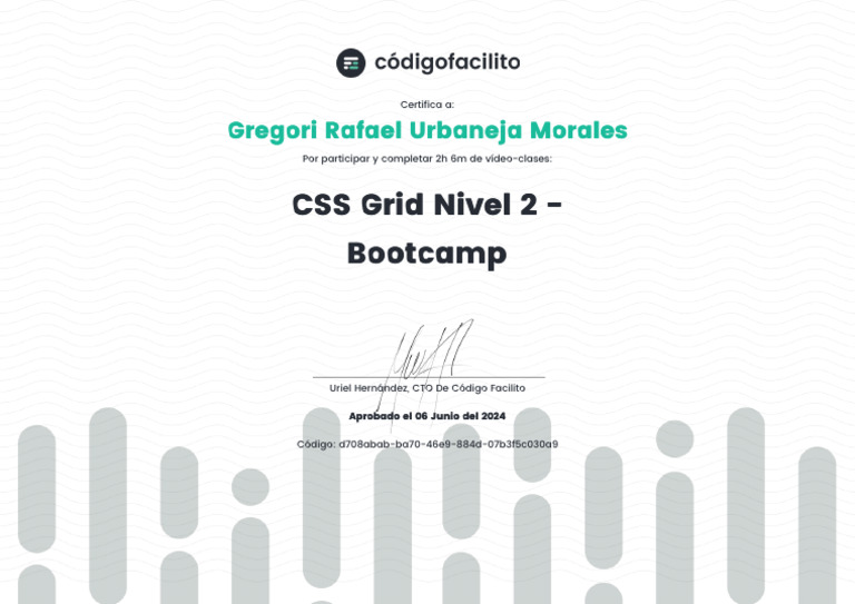Certificado CSS Grid Nivel 2 | PDF