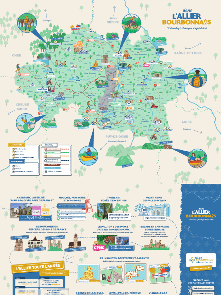 Carte Touristique de L Allier | PDF