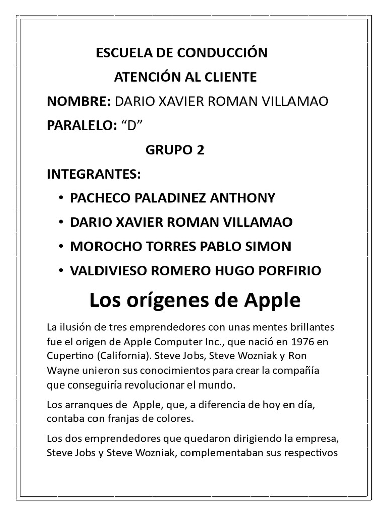 ESCUELA DE CONDUCCIÓN TAREA GRUPAL 3 | PDF | Apple Inc. | Smartphone