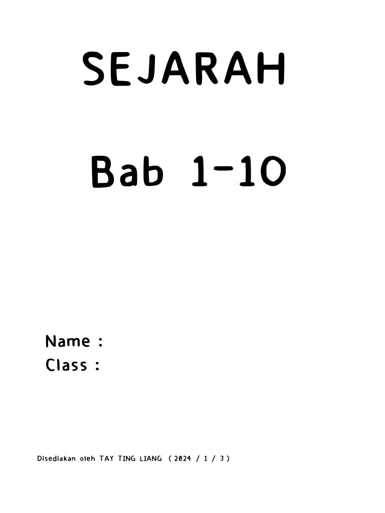 Sejarah Form 4 Bab1 10 | PDF