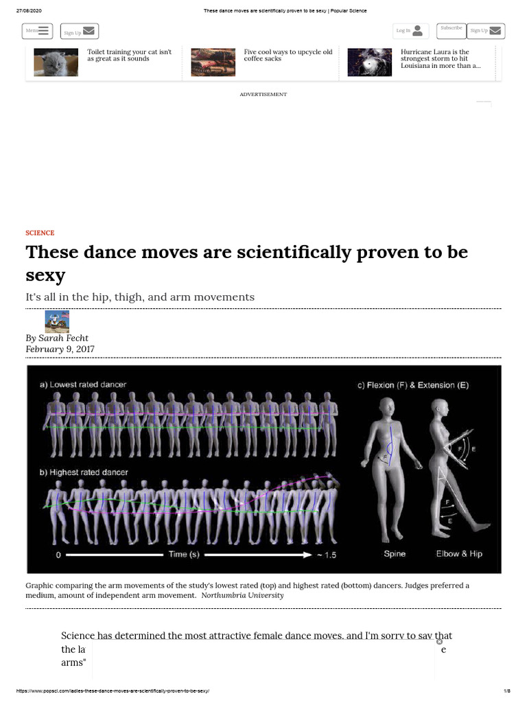 Sexy Dance Moves Backed by Science | PDF | Dances