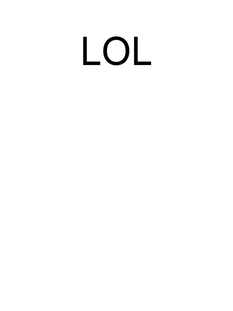 Lol | PDF