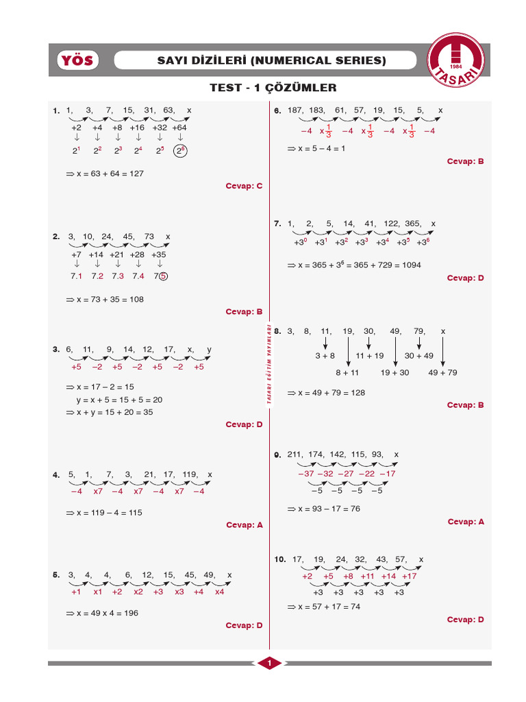 2 Sayi Di̇zi̇leri̇ | PDF
