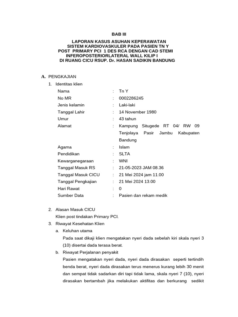 ASKEP CAD KELOMPOK 1 BAB 3,4 Dan 5 Juni 2024 | PDF