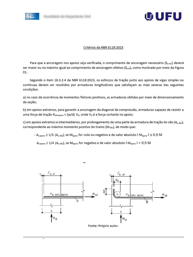 Tabelas de Comprimentos de Ancoragem | PDF | Materiais | Materiais de ...