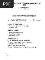 RCCG - Workers in Training Manual | PDF