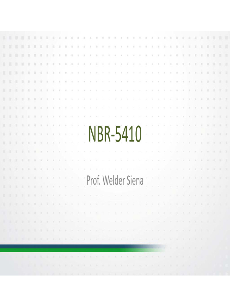 Norma Abnt NBR 5410 Tecnico Eletrica Petrobras 05 Videoaula 11 | PDF | Cloreto de polivinila ...