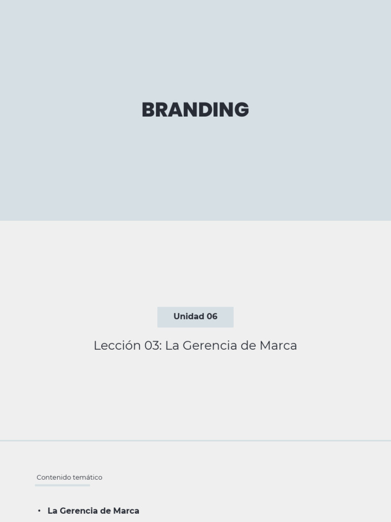 U6L3 - Material complementario | PDF | Marca | Gestión de la marca