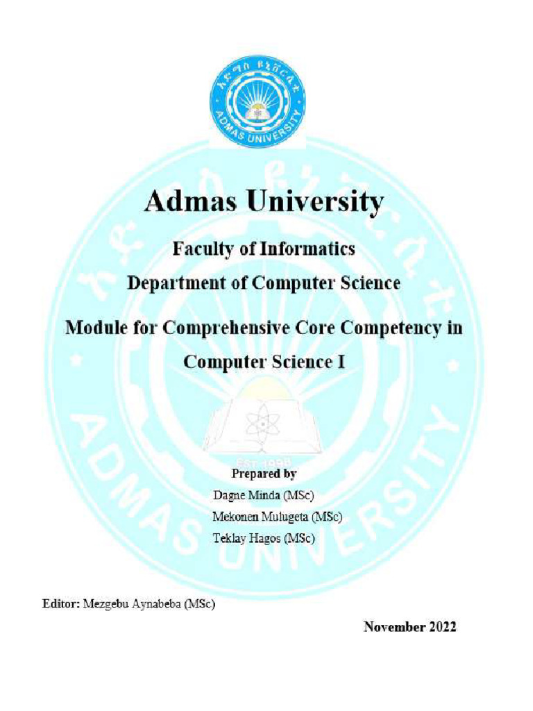 CS Core Competency Area 1 | PDF