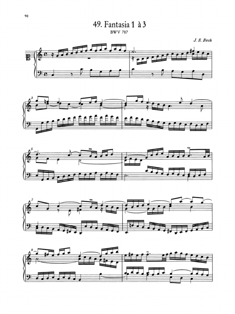 Bach, Sinfonias | PDF