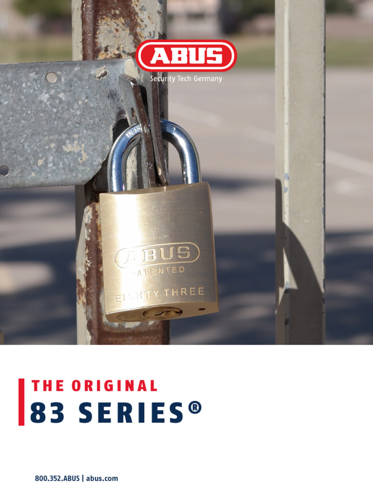 Abus USA 83 Brochure January 2023 | PDF