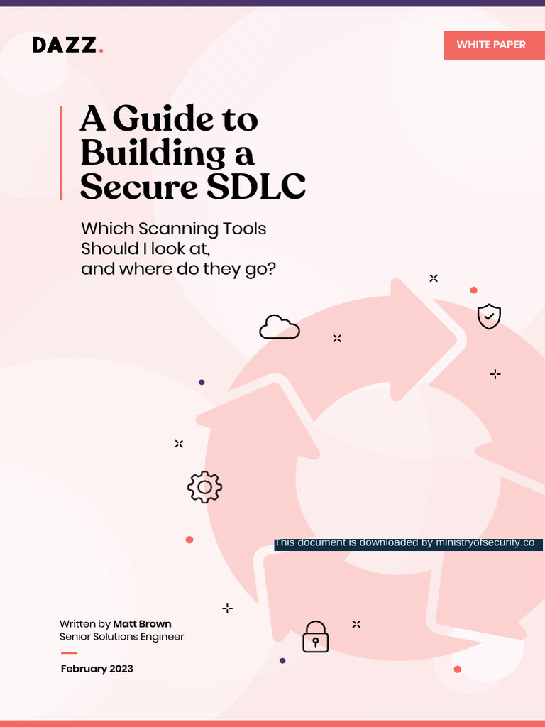 A Guide To Building A Secure SDLC | PDF | Computer Security | Security