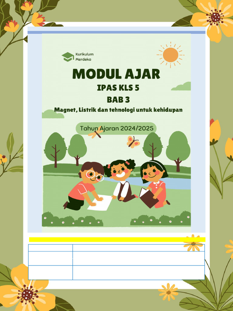 Modul Ajar Ipas KLS 5 Bab 3 - Eko Prayitno | PDF