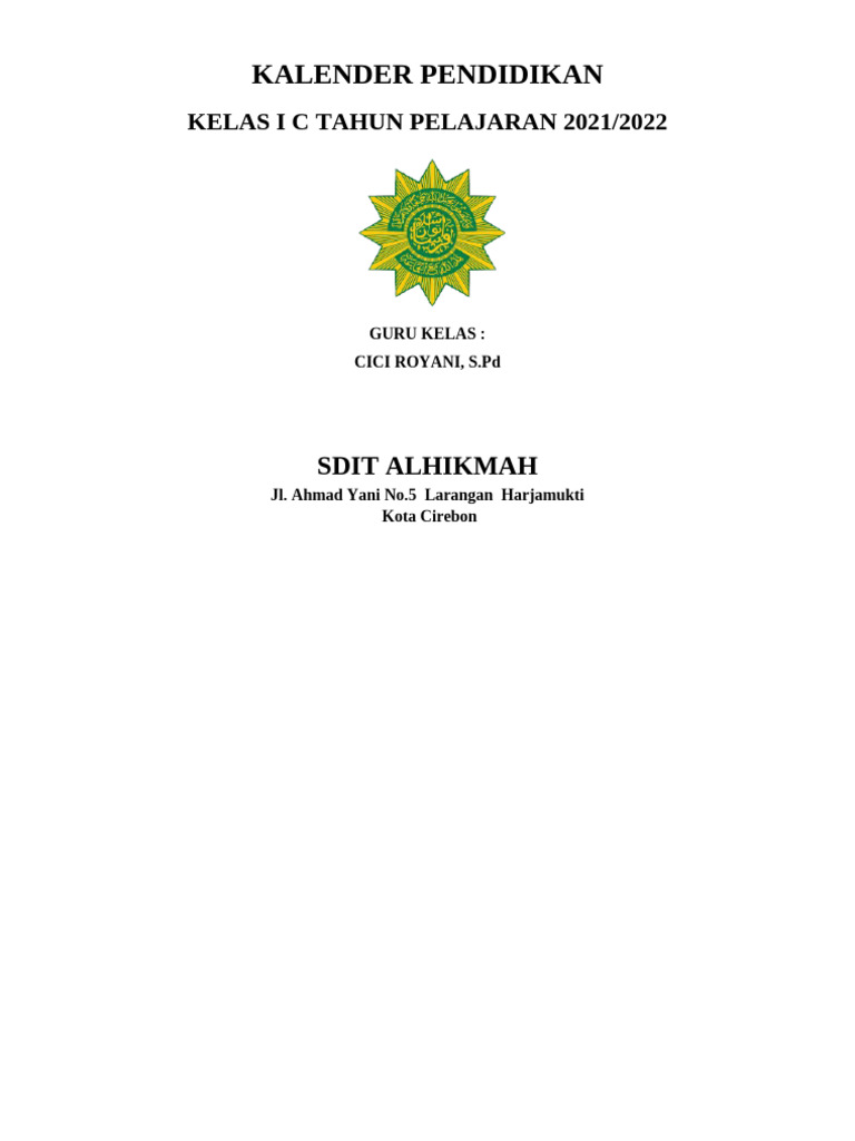 Kalender Pendidikan | PDF