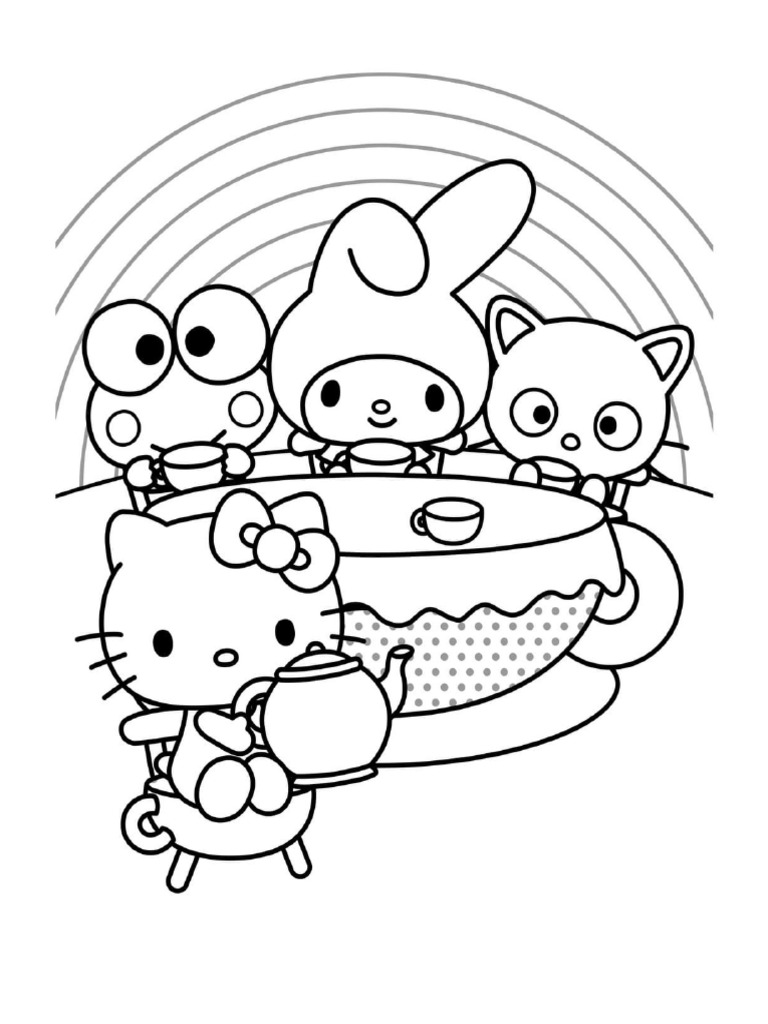 My Melody sentada a la mesa | PDF