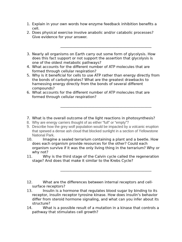Short Answers For Test #2 | PDF