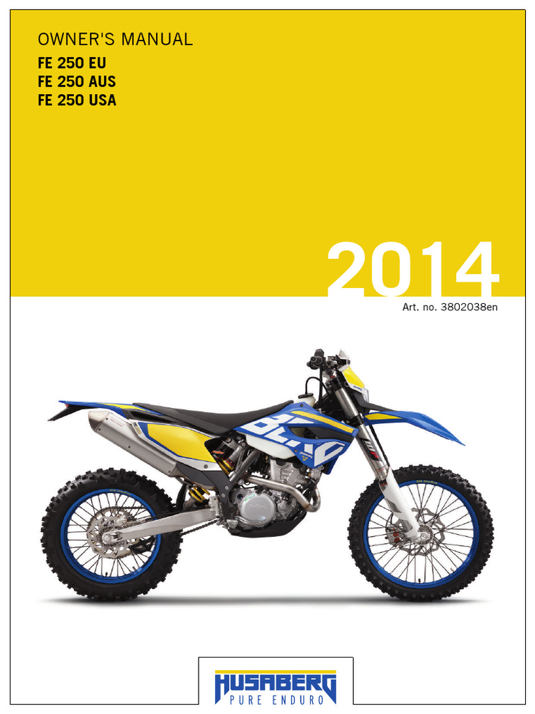 Fe 250 Usa 2014 | PDF | Vehicle Technology | Vehicles