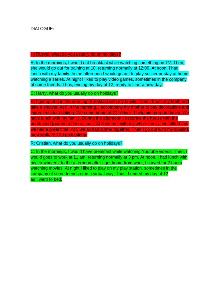 DIALOGUE Week 5 | PDF