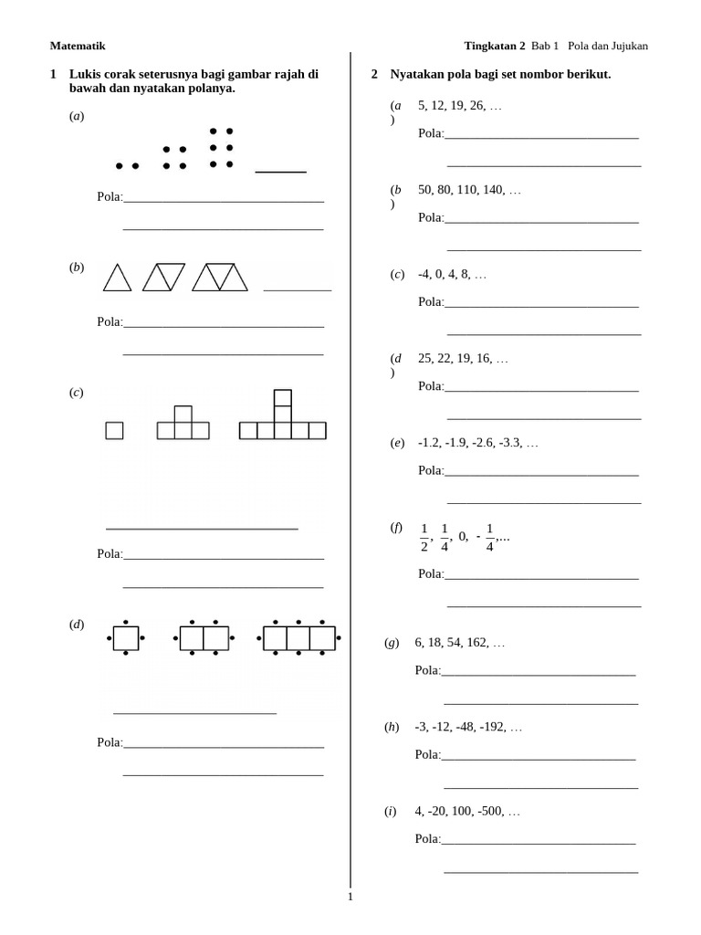 Pola Dan Jujukan | PDF