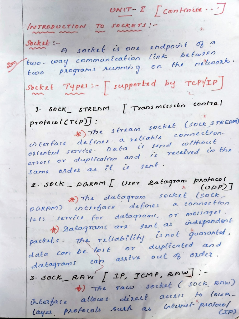 Note CS3591 - Computer Networks Sem-5 | PDF
