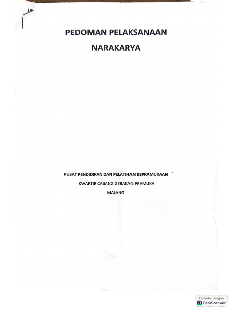Format Narakarya 1 | PDF