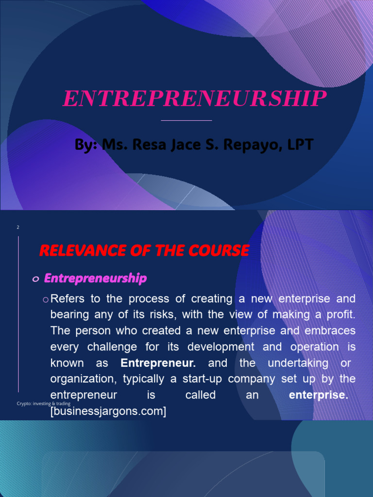 Key Concepts of Entrepreneurship | PDF | Entrepreneurship | Business