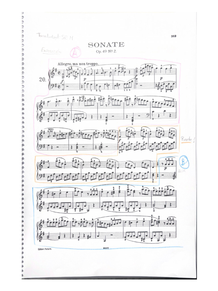 Beethoven Sonata 49 | PDF
