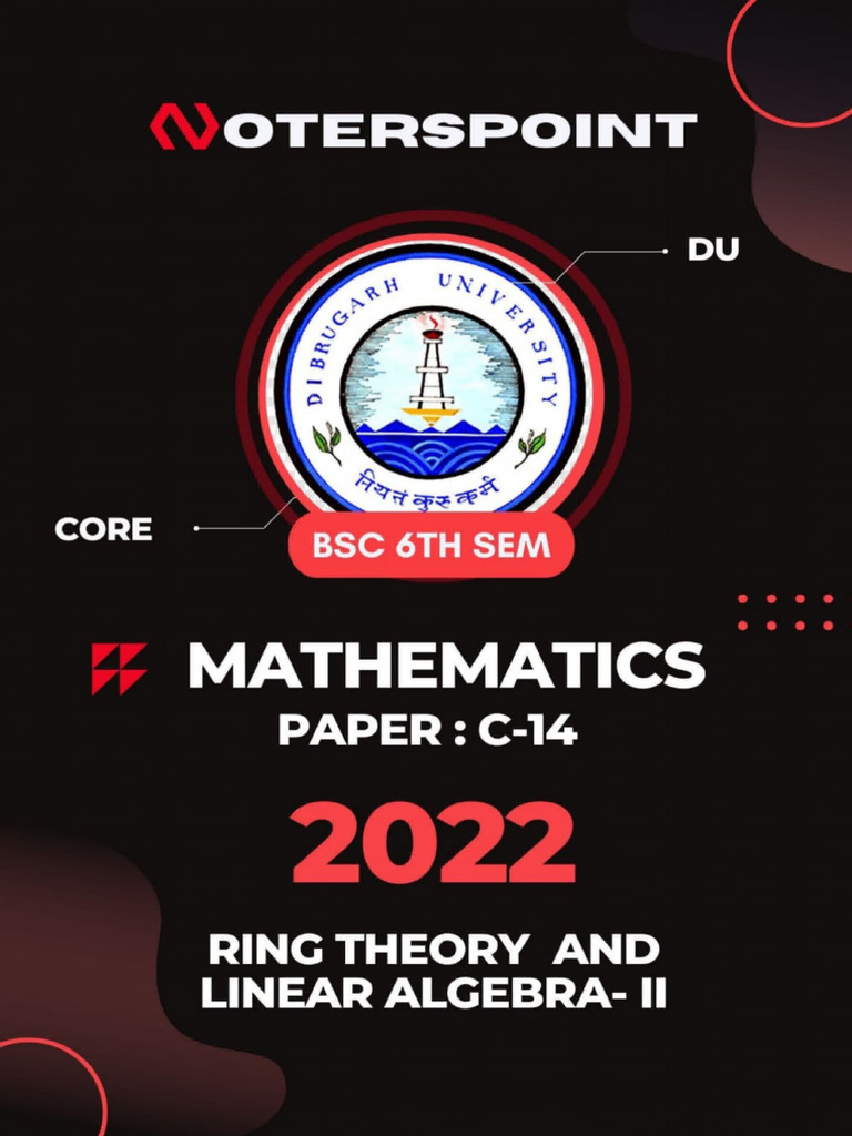 MTHS C14 6S 2022 question paper 2022 | PDF | Eigenvalues And Eigenvectors | Vector Space