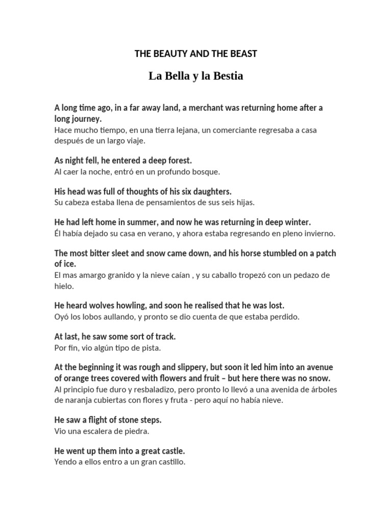 The Beauty and the Beast | PDF