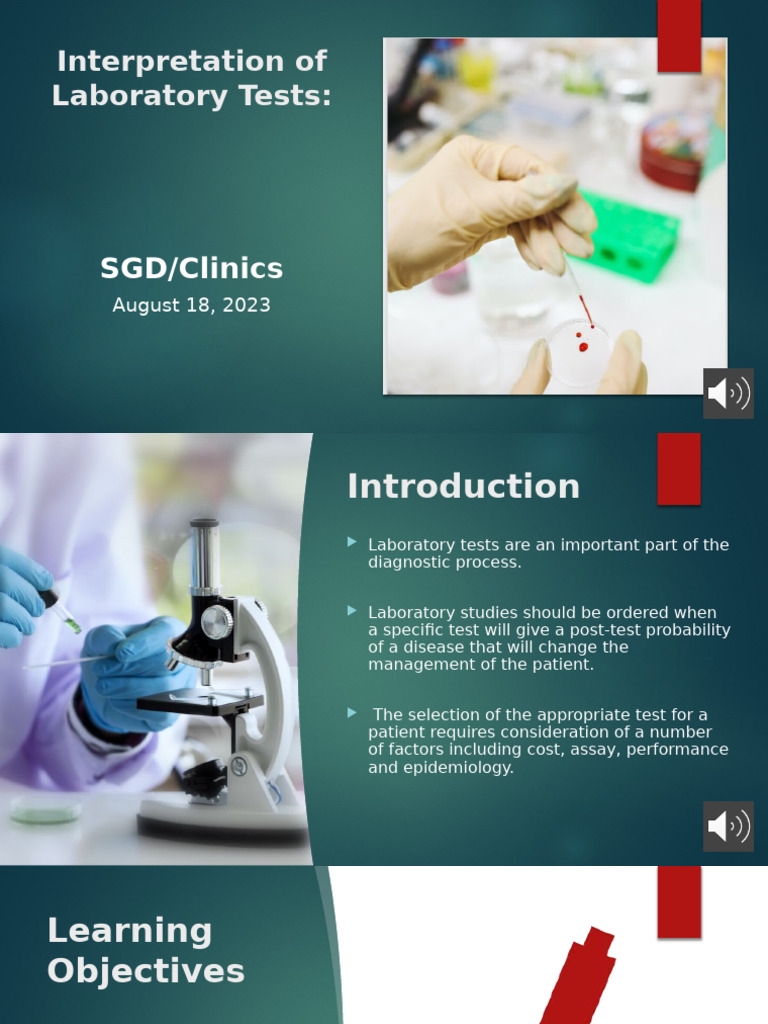 IM 2.1-Laboratory Interpretation Complete | PDF | White Blood Cell | Kidney