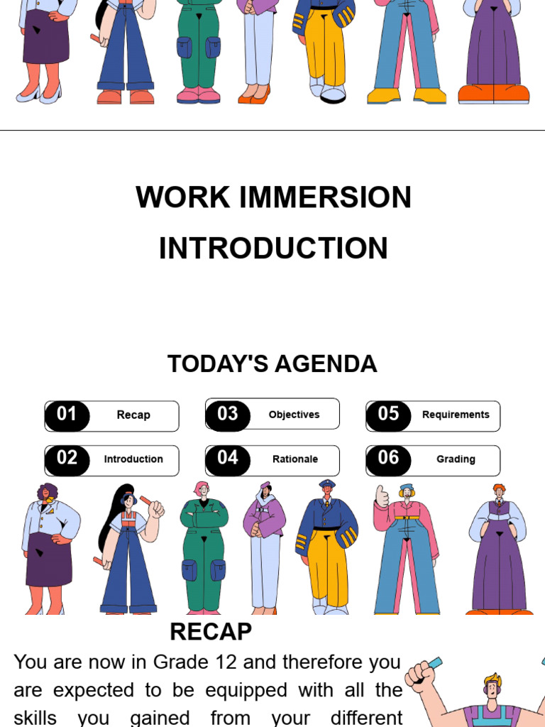 Introduction-Work-Immersion-Program-Presentation.pptx | PDF | Curriculum | Learning