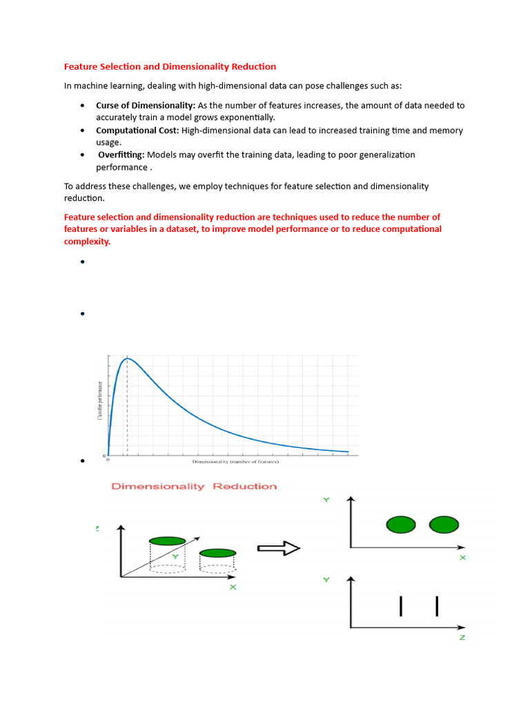 Feature Selection and Dimensionality Reduction | PDF | Principal ...