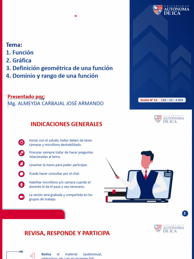 TAREA N° 12-ENTENDIENDO FUNCIONES A PARTIR DE GRÁFICAS | PDF | Función (Matemáticas) | Análisis ...