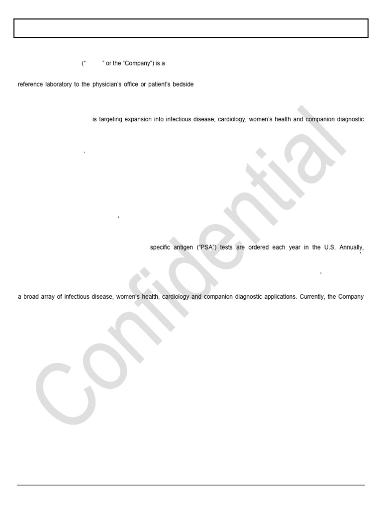 Clarity Executive Summary 2015 | PDF | Microfluidics | Doctor Of Medicine