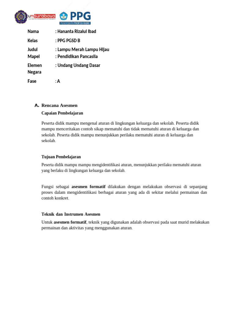 T 2.1 Assesment Hananta Rizalul Ibad | PDF
