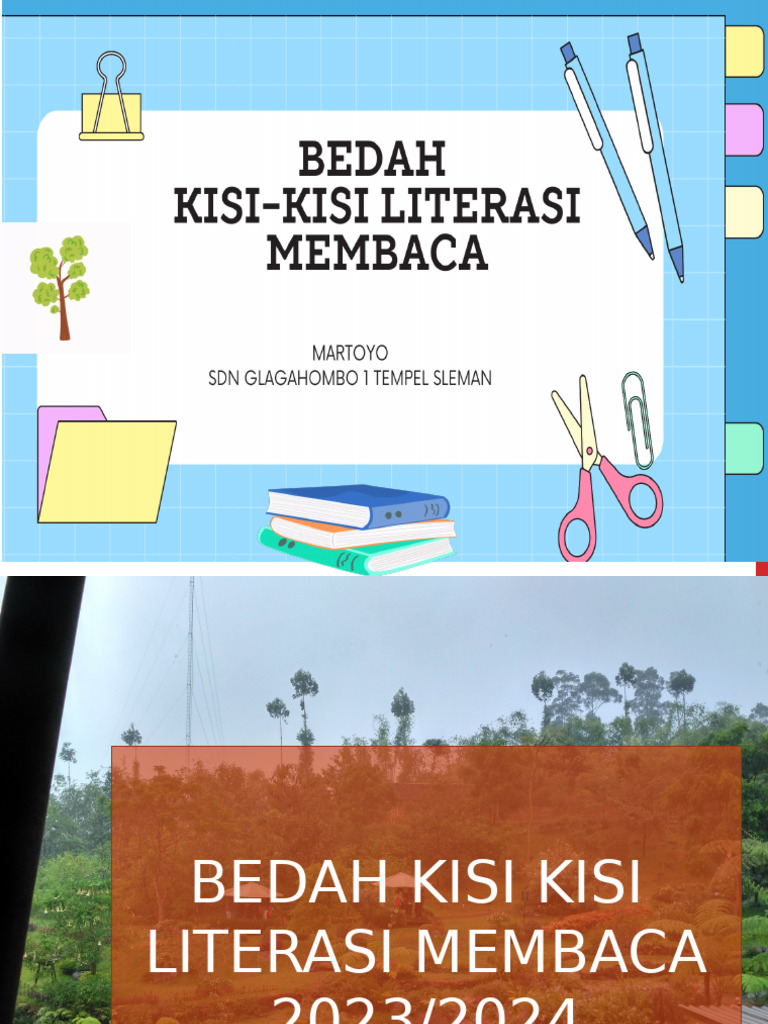 ANALISIS KISI KISI LITERASI MEMBACA 2023 2024 REVISI 2 | PDF