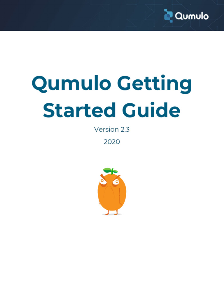 2.3 Qumulo Getting Started Guide 1 | PDF | Computer Network | Booting