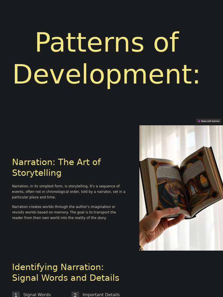 Patterns of Development Understanding The Structure of Ideas | PDF ...