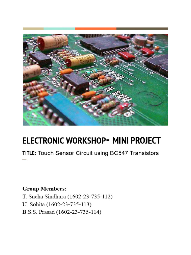 EWS - Mini Project PDF | PDF