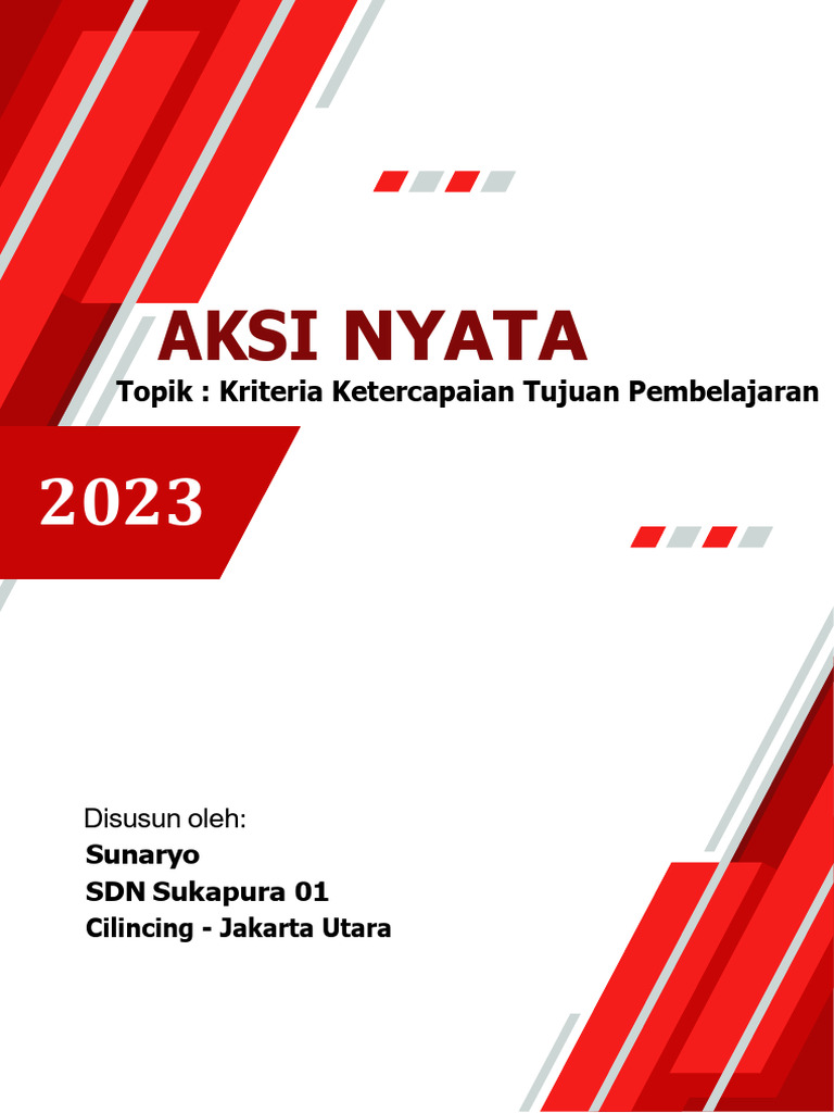 Aksi Nyata PMM Topik KKTP - Sunaryo | PDF