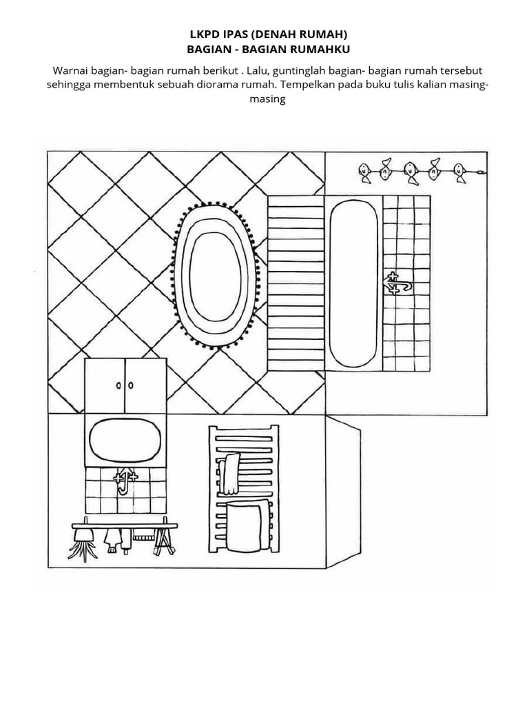 LKPD Ipas Denah Rumah Versi 2 | PDF