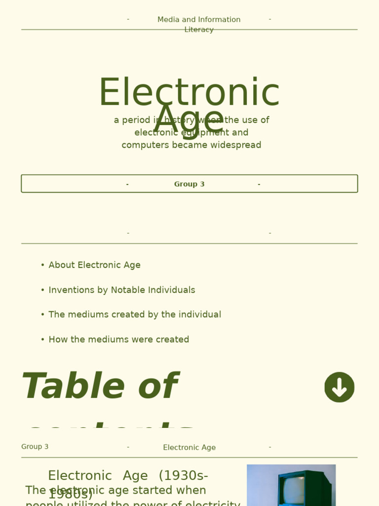 Overview of the Electronic Age | PDF | Alternating Current | Nikola Tesla