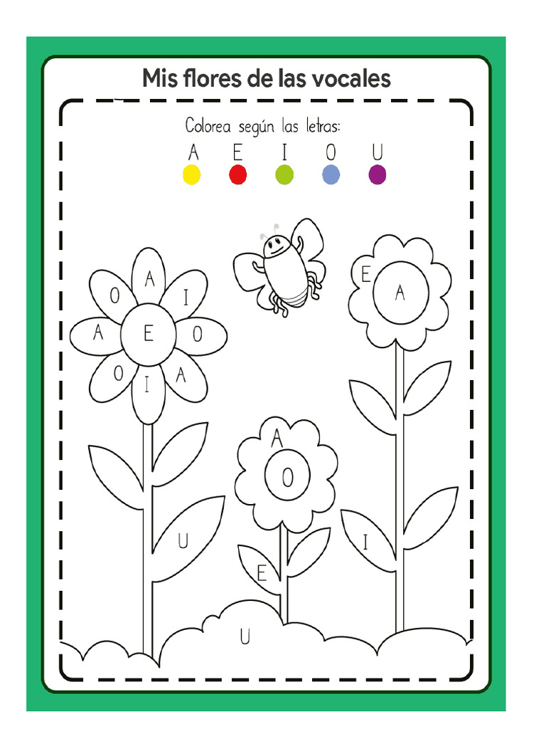 Mis Flores de Las Vocales | PDF