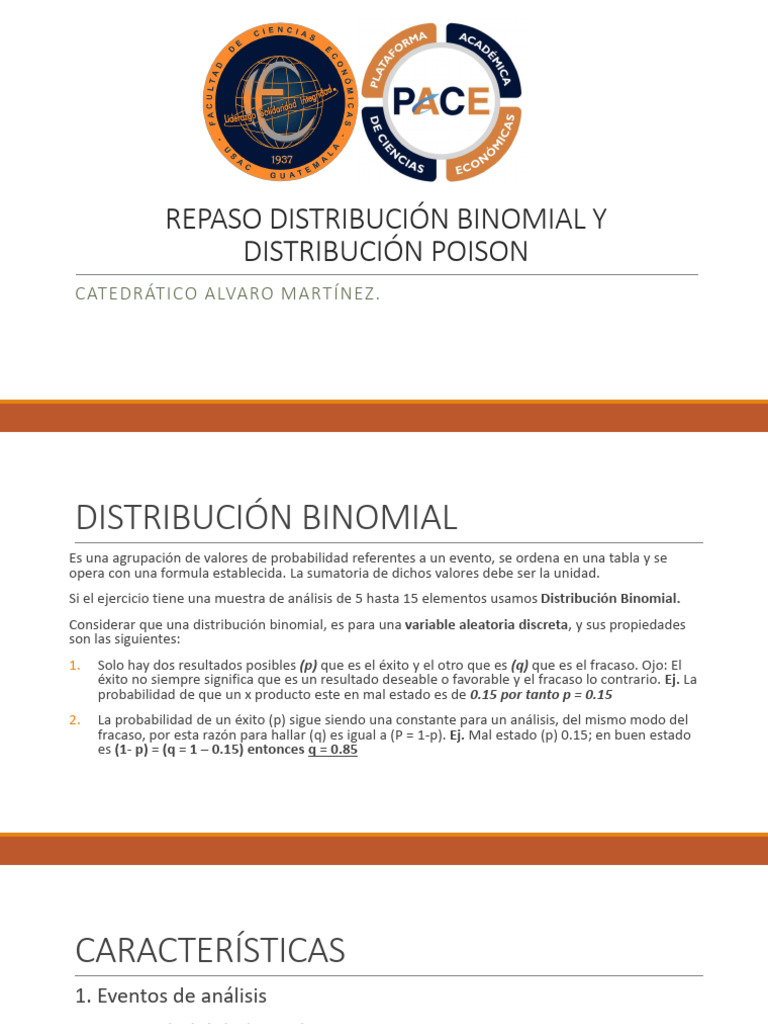 Distribuciones Binomial y Poisson | PDF | Distribución de veneno | Enseñanza de matemática
