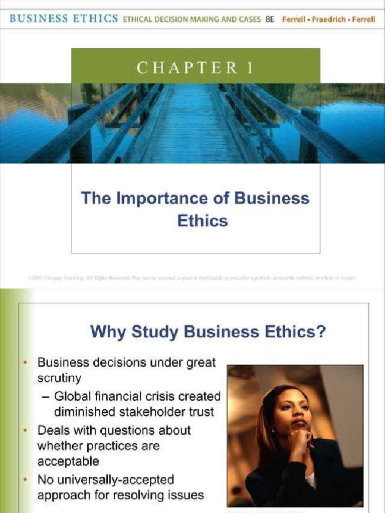 Importance of Business Ethics | PDF