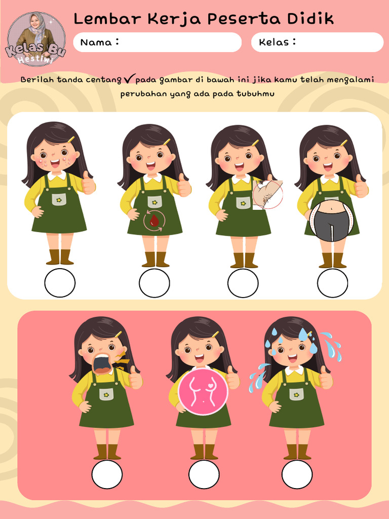 LKPD Pubertas Kelas VI | PDF