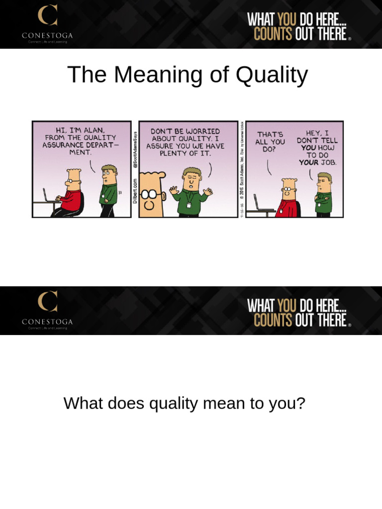 Understanding the Eight Dimensions of Quality | PDF | Economies | Quality