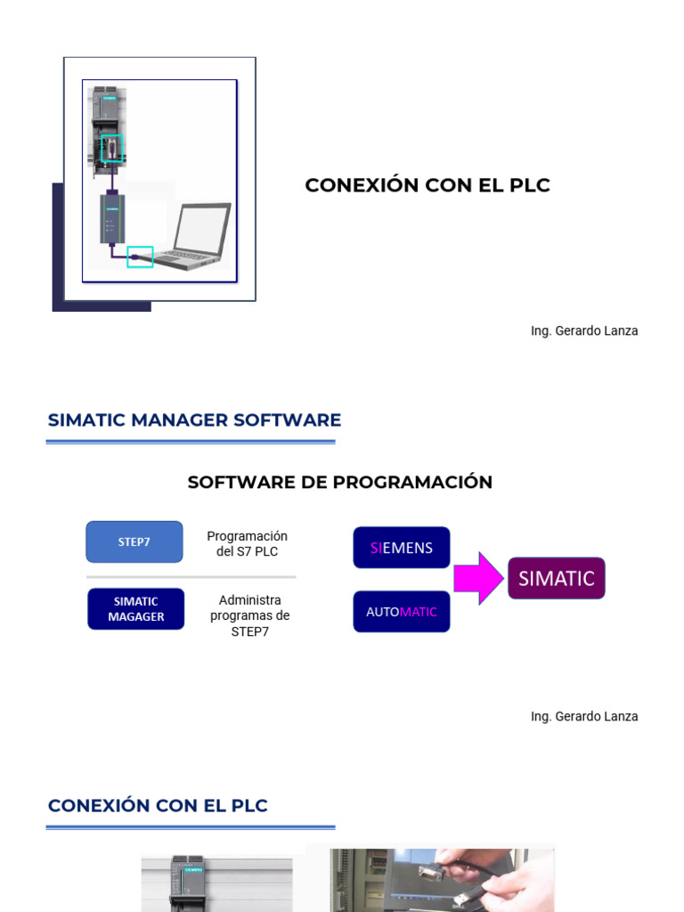 Conexión PLC con SIMATIC Manager | PDF