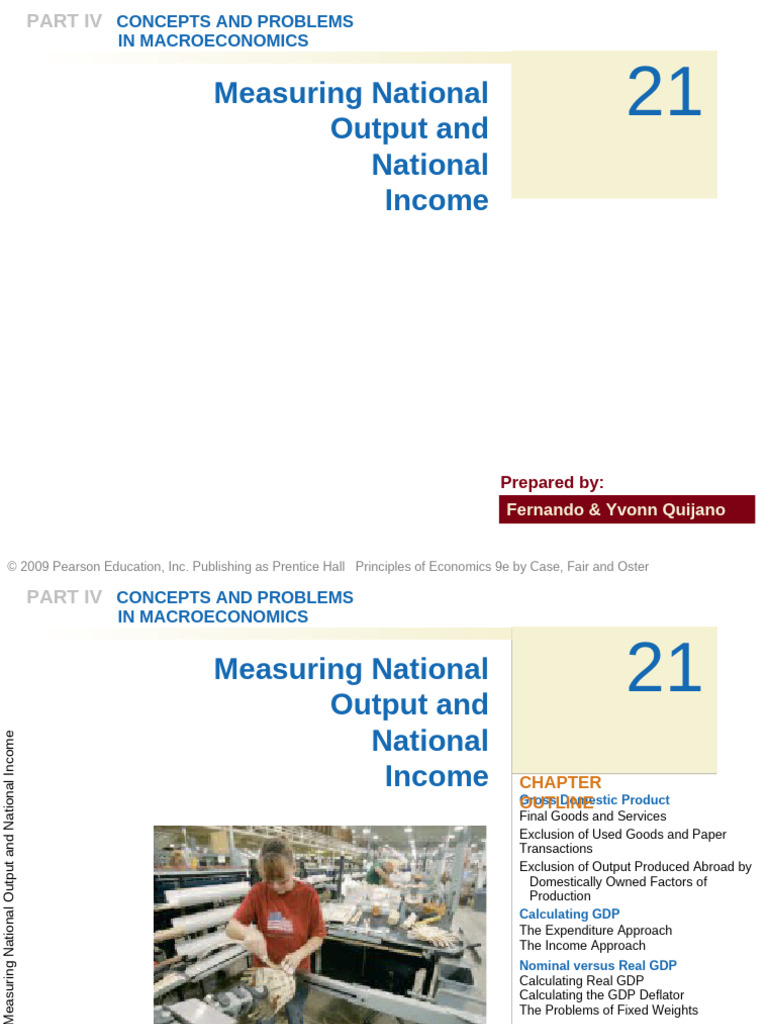 Econ 9e One Click ch21 | PDF | Measures Of National Income And Output ...
