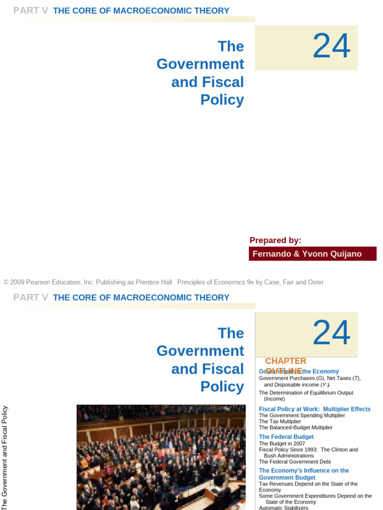 Econ 9e One Click ch24 | PDF | Fiscal Multiplier | Fiscal Policy